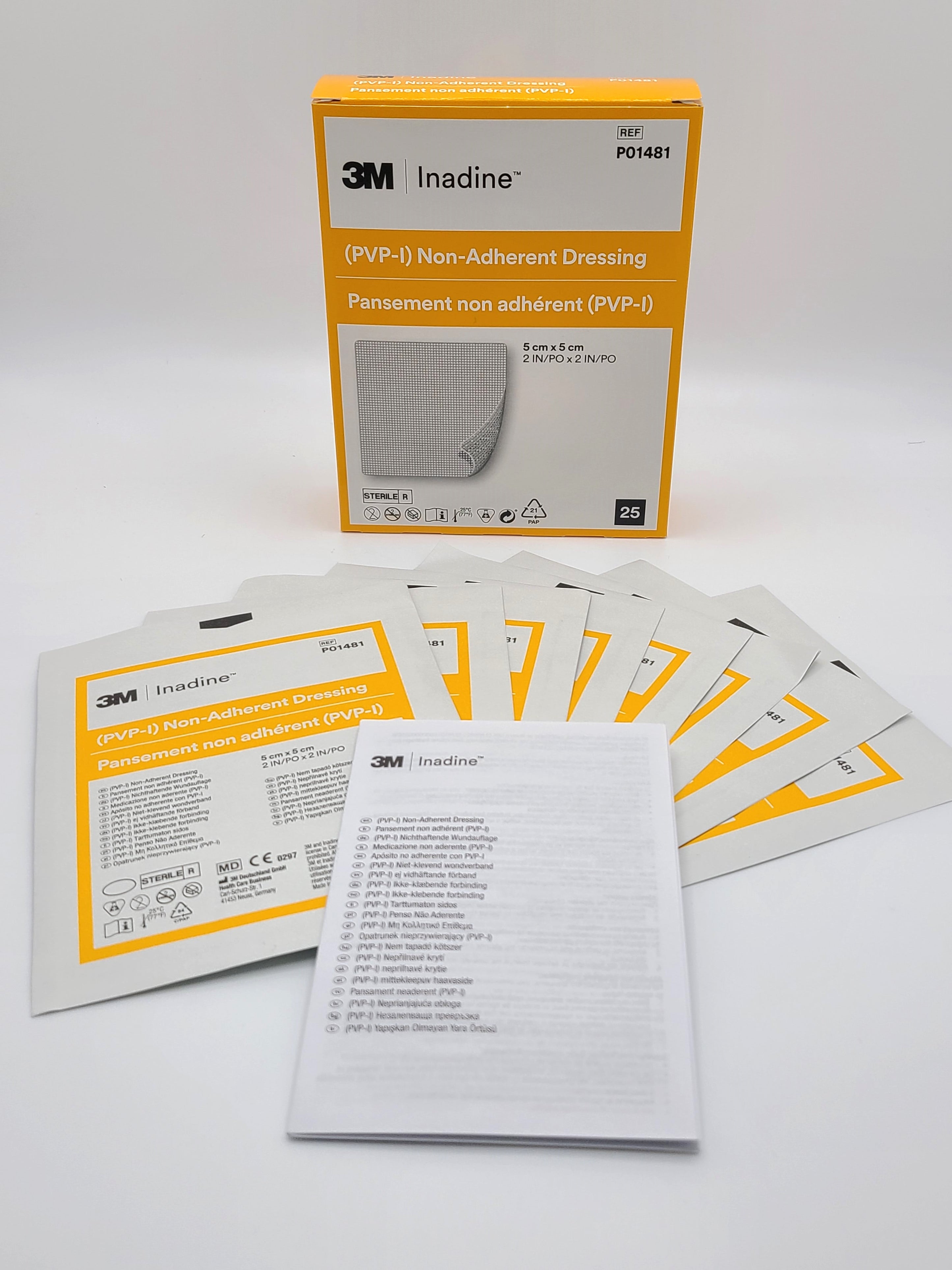 Inadine Non Adherent Dressings 5cm x 5cm Box of 25 – MediSale