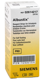 Albustix Reagent Strips for Urinalysis – Box of 50 Strips – MediSale