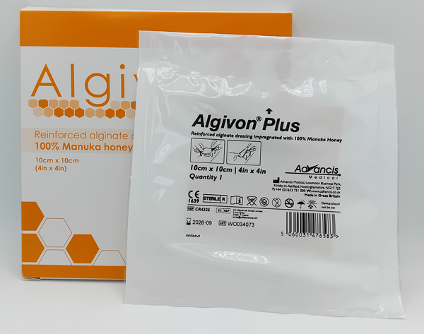 Algivon Plus Reinforced Alginate Dressing Impregnated with 100% Manuka ...