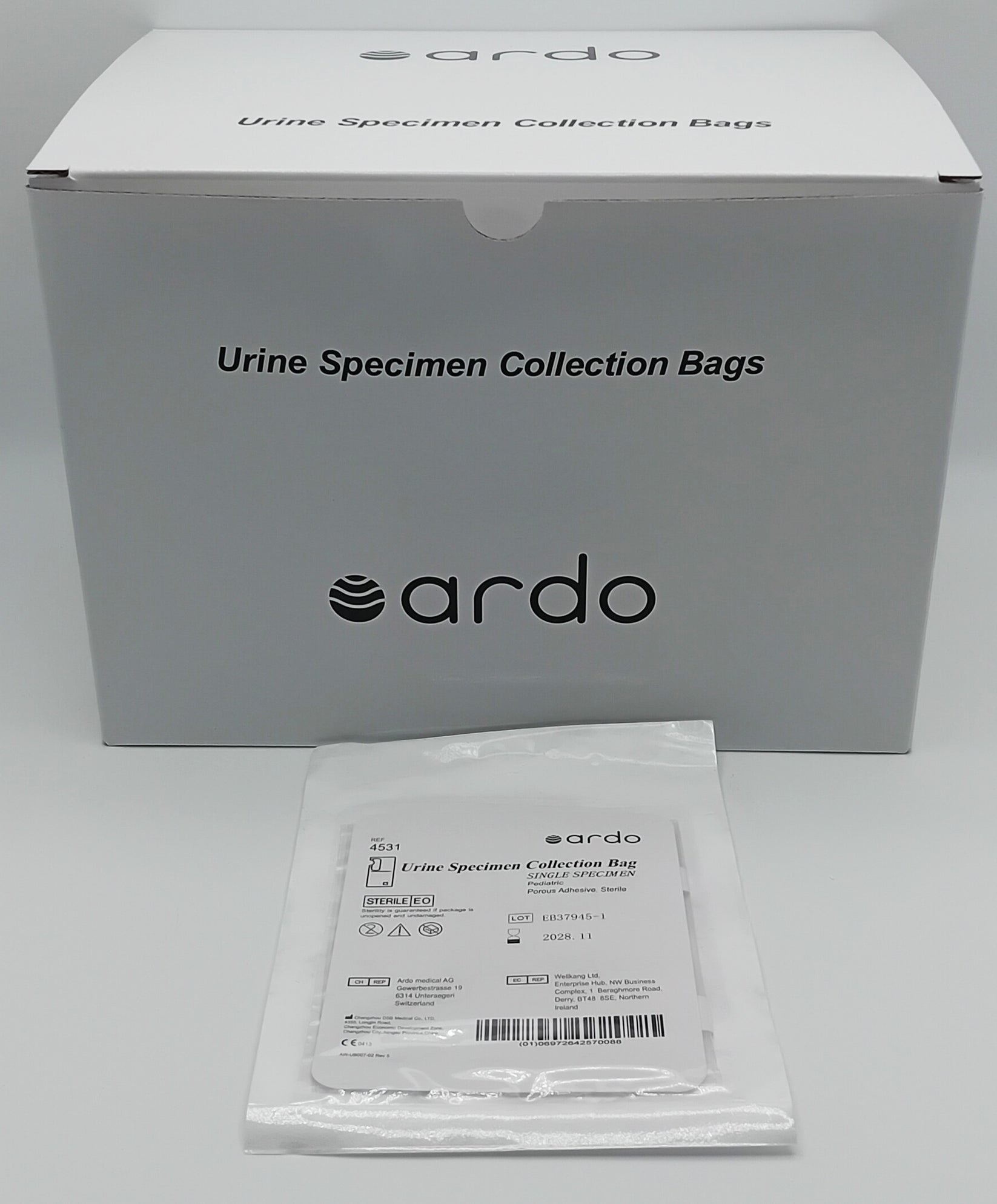 Ardo Pediatric Urine Specimen Collection Bags - Box of 100 – MediSale
