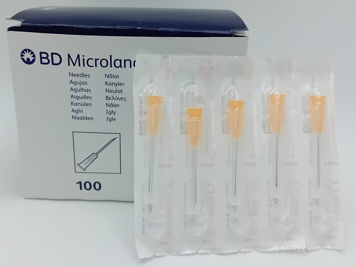 Microlance Needle Orange 25G – Box of 100 – MediSale