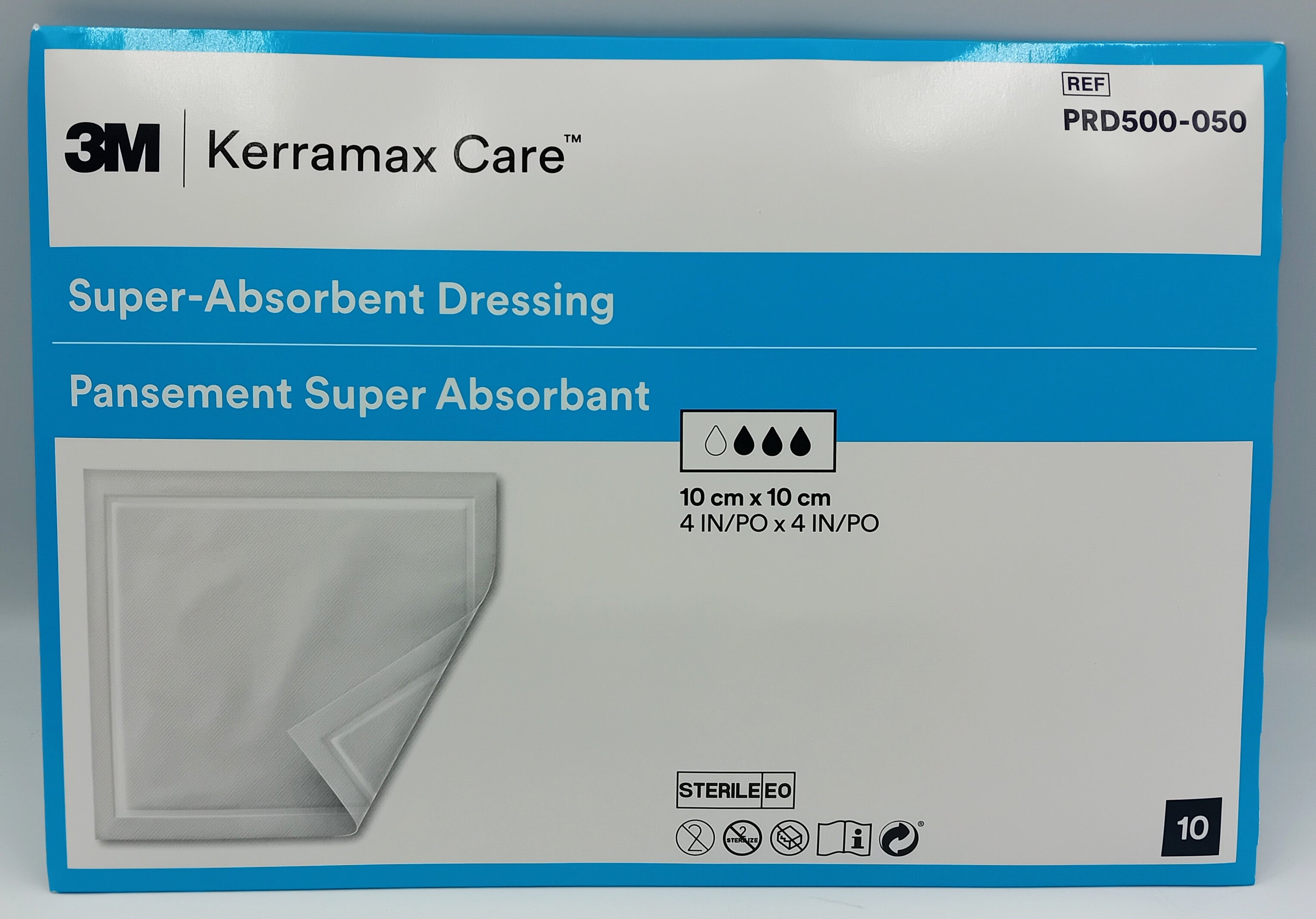 Kerramax Dressing Pads 10cm x 10cm - Pack of 10 | Super Absorbent Woun ...