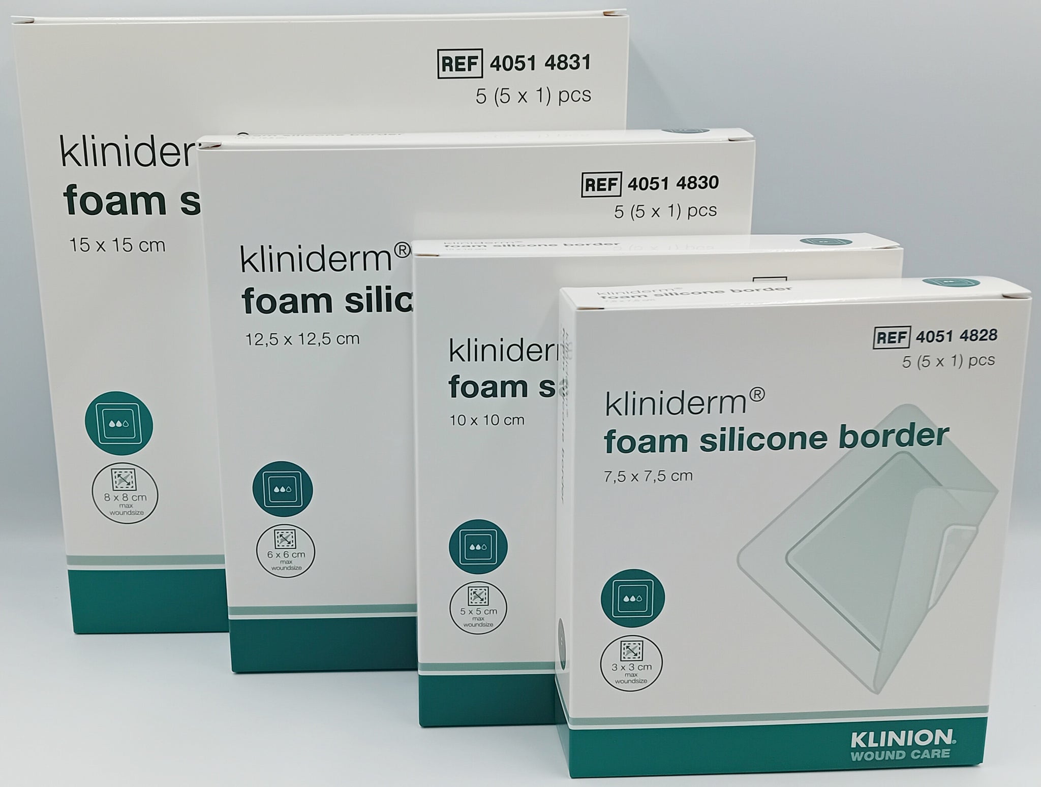 Kliniderm Foam Silicone Border Dressings – Box of 5 – MediSale