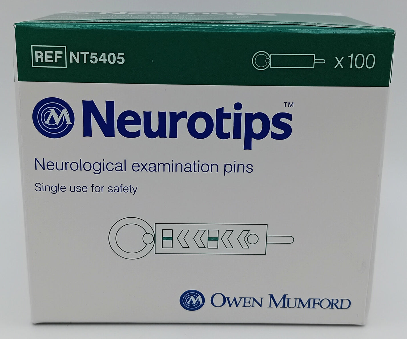 Neurotips Neurological Examination Pins - Box of 100 - Sterile & Safe ...