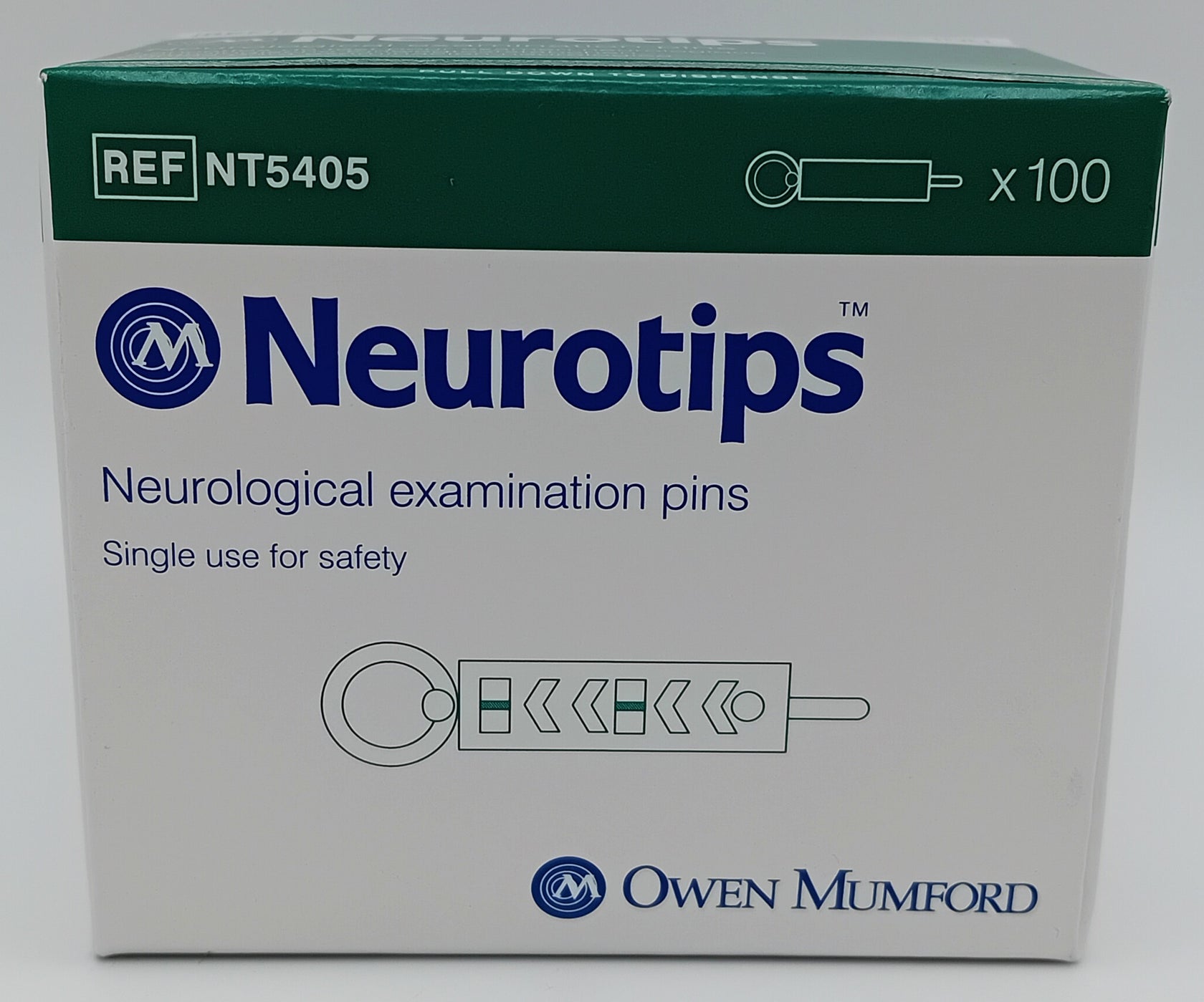 Neurotips Neurological Examination Pins - Box of 100 - Sterile & Safe ...