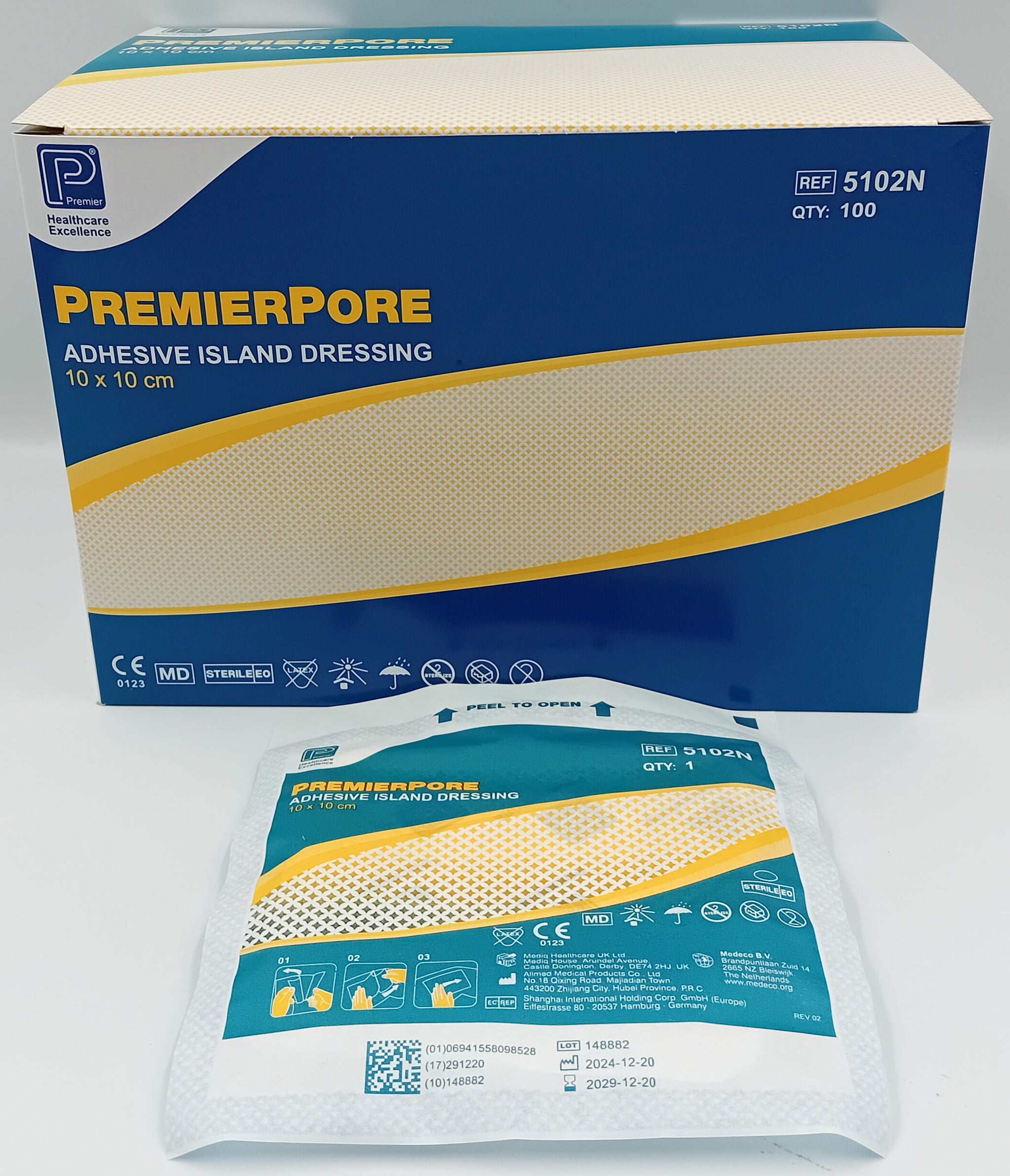 Premierpore Adhesive Island Dressings – MediSale