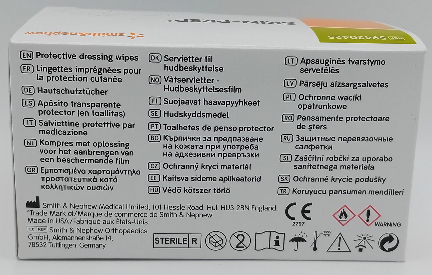 Skin-Prep Wipes - Box of 50 - Protective Barrier Wipes – MediSale